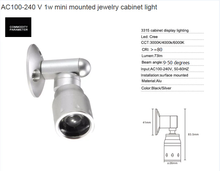 Display cabinet lighting with focusable for Jewelry display rack for ...
